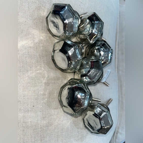 Anthropologie | Other | Anthropologie Pewter Mercury Glass Knob Knobs Drawer Dresser Drawers ...